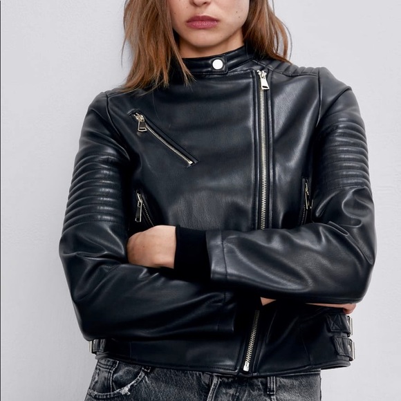 Zara | Jackets & Coats | Zara Moto Biker Jacket | Poshmark